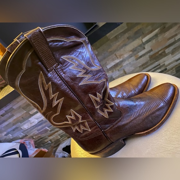 O’SULLIVAN | Shoes | Euc Exotic Lizard Cowboy Boots Osullivan Ortho Exceptional Vintage ...